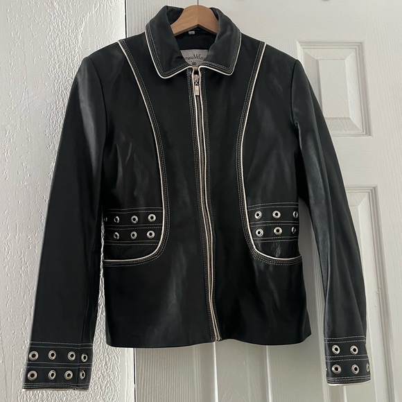 Pamela Mccoy Leather Jacket